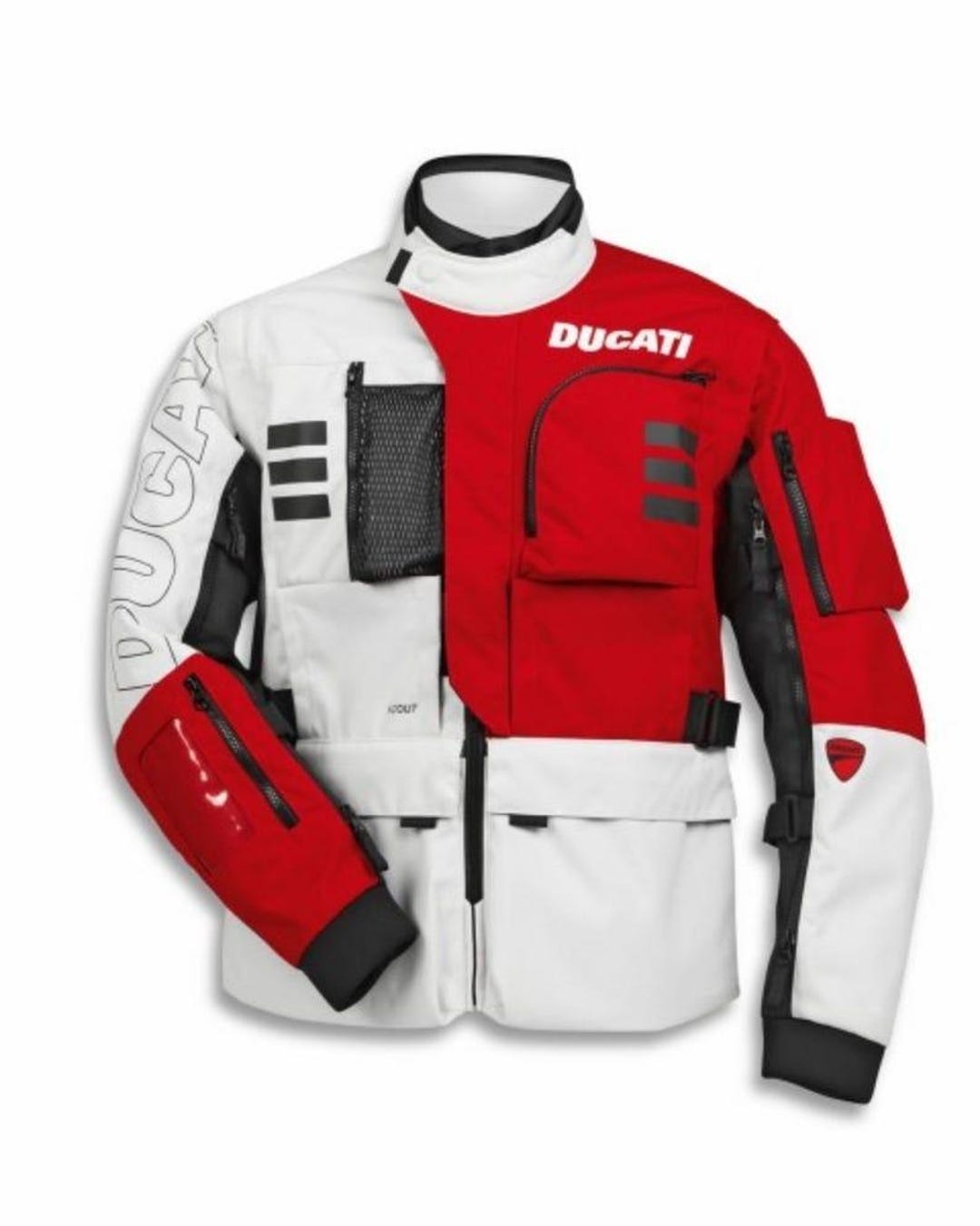 Ducati Explorer 2.0 Men’s Waterproof Textile Motorcycle Jacket – Red ...