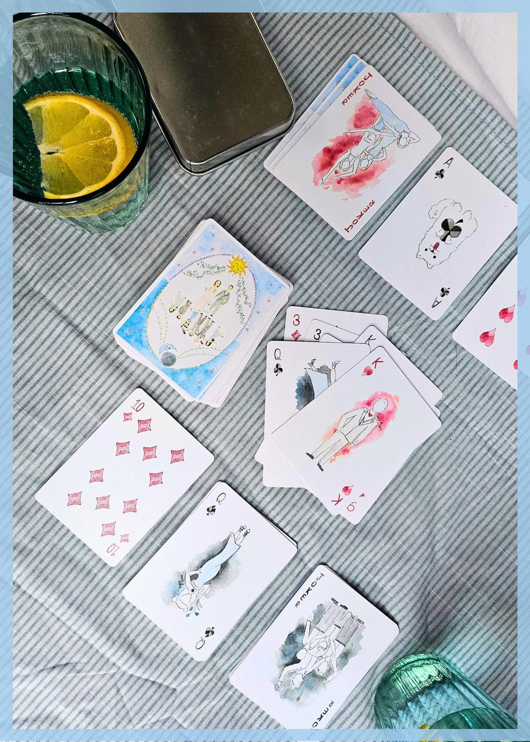 Custom Playing Card Deck Unique Wedding Favor Guestbook Alternative ...
