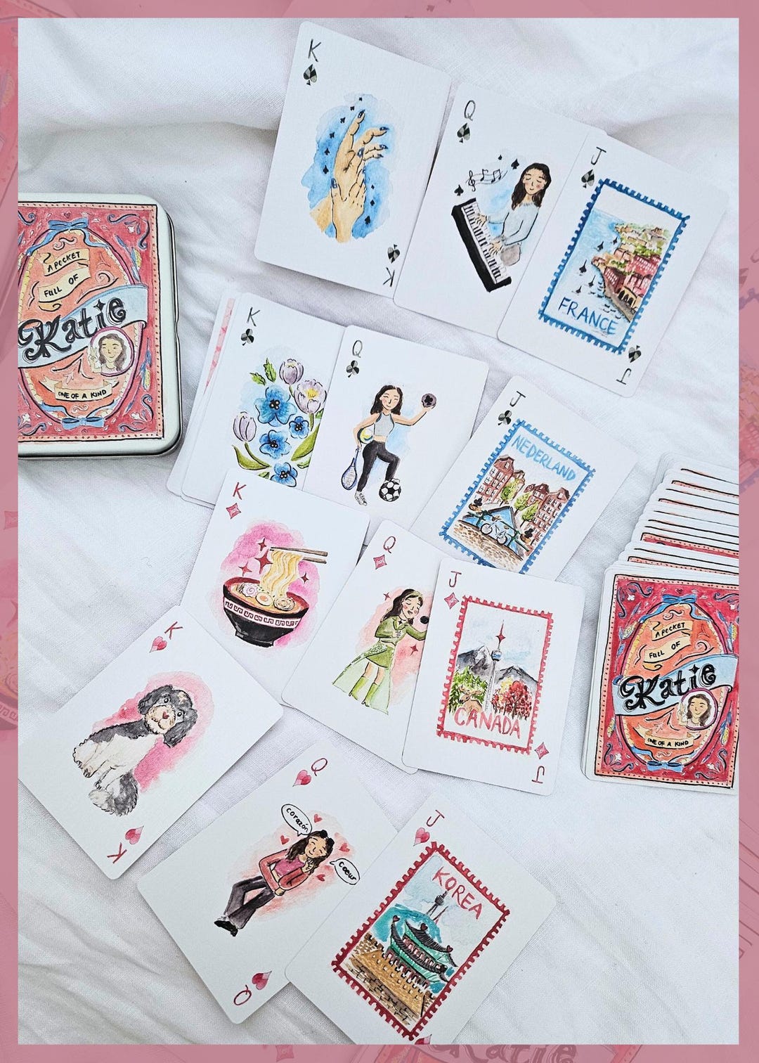Custom Playing Card Deck Unique Birthday Gift Mothers Day Keepsake Game ...
