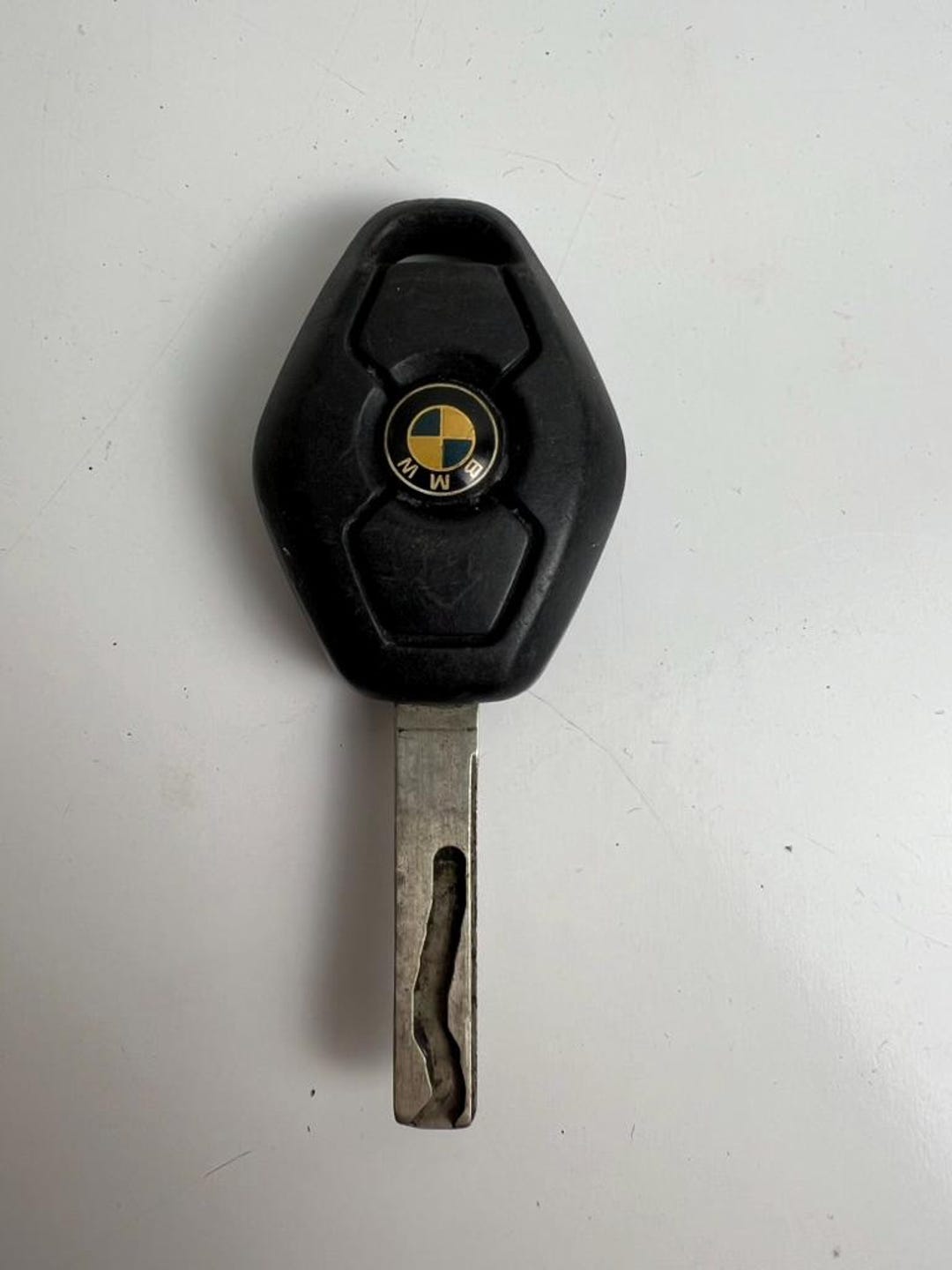 Vintage BMW Original Car Key | OEM Black Plastic Head | Classic BMW ...