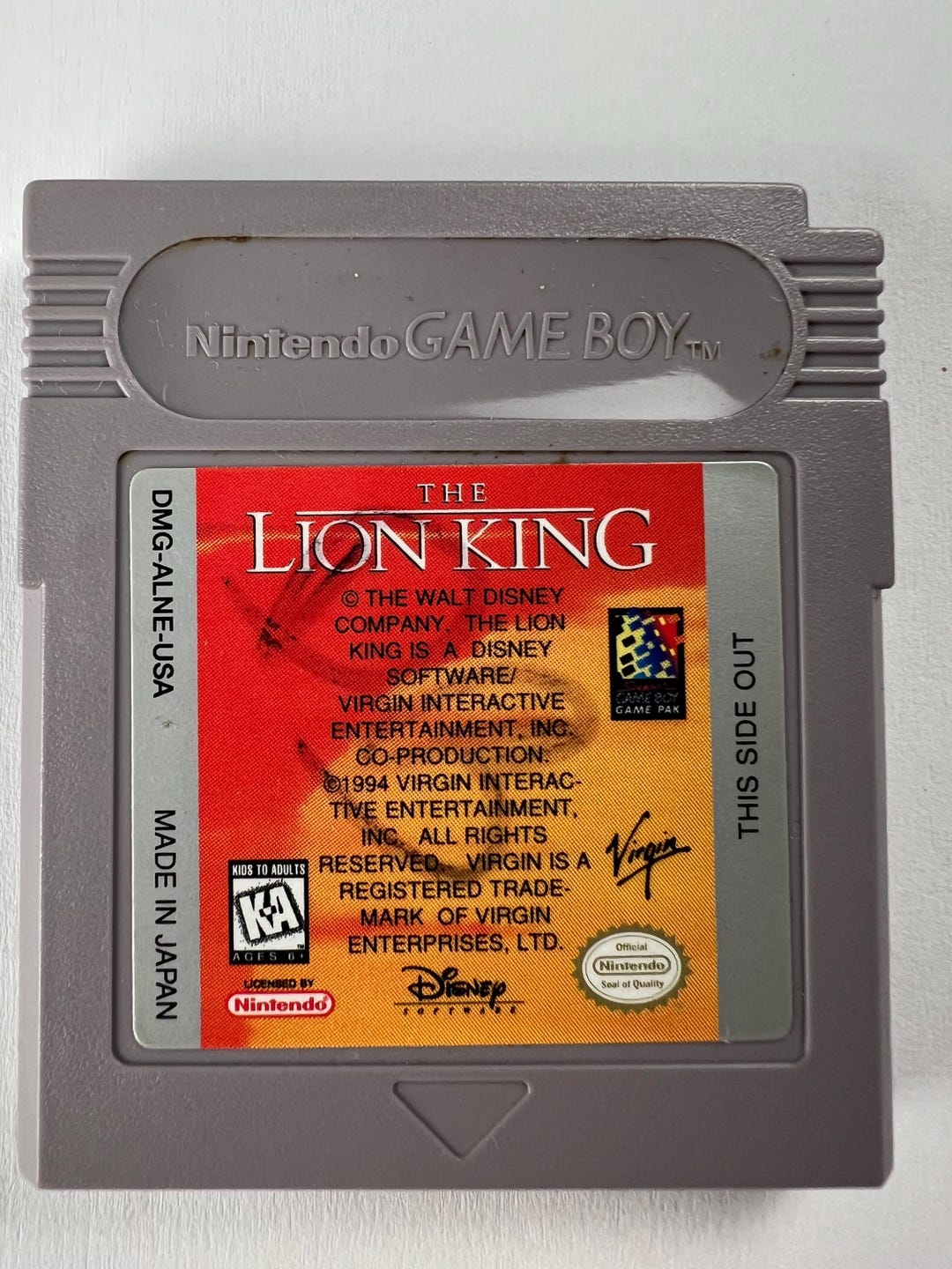 The Lion King – Nintendo Game Boy Cartridge (1994) • Authentic • Tested ...