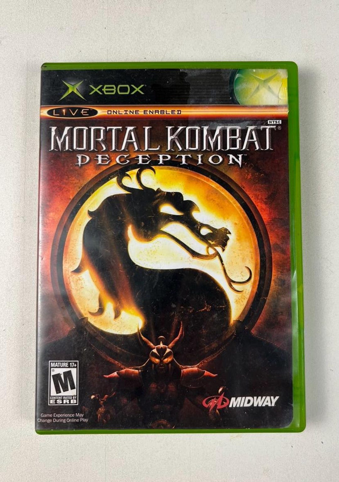 Mortal Kombat: Deception Xbox Game (2004) – Original Case & Disc - Etsy