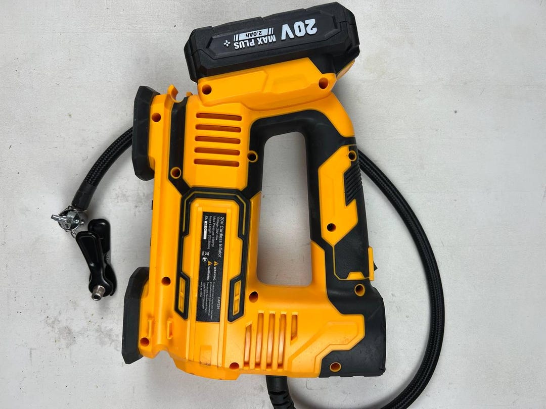 Worksite 20V Cordless Digital Inflator • Fast PSI Output • Portable Air ...