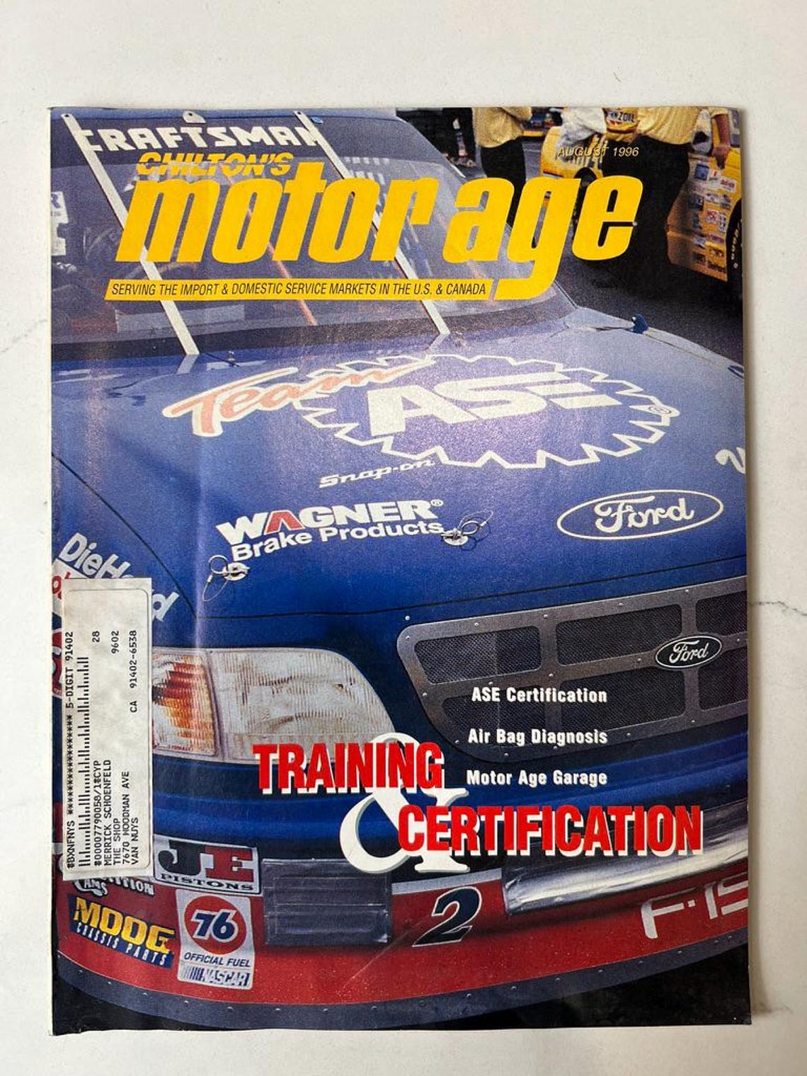 Vintage Motor Age Magazine August 1996 | Chilton Automotive Journal ...