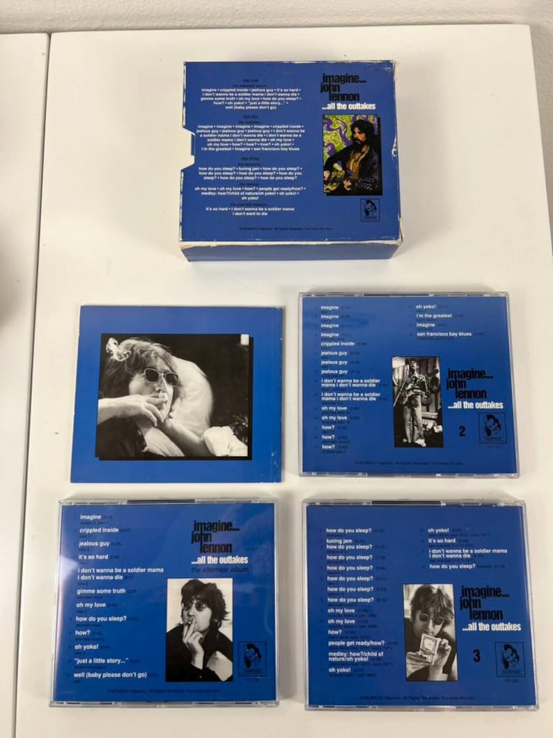 John Lennon Imagine… All the Outtakes Box Set | Rare Unofficial ...