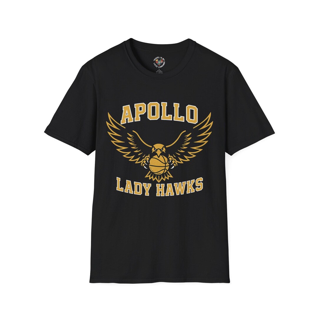 Apollo Lady Hawks T-shirt | Hawk Mascot Sports Team Tee - Etsy