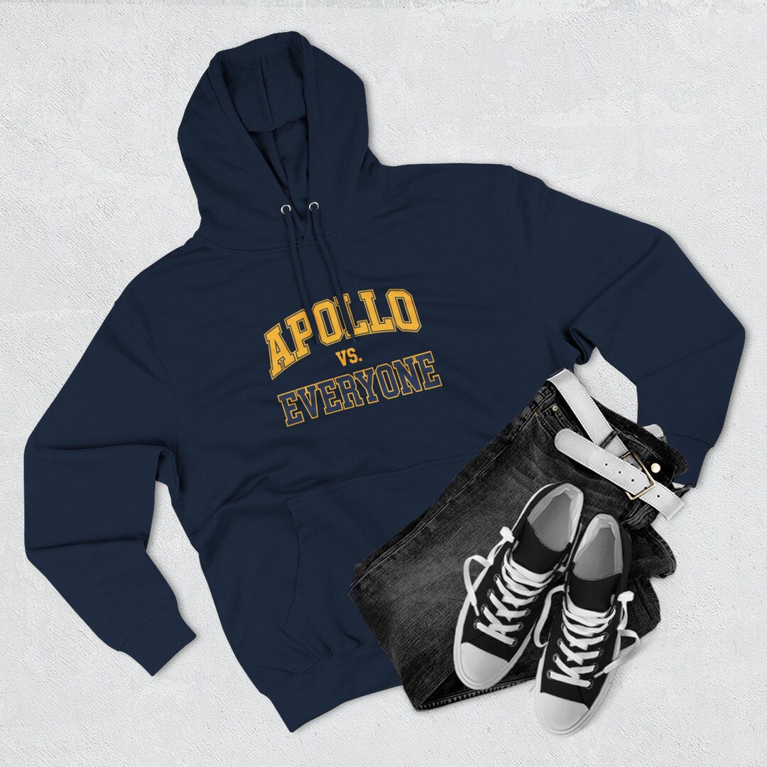 Apollo Vs Everyone Fleece Hoodie | Unisex Graphic Sweatshirt - Etsy