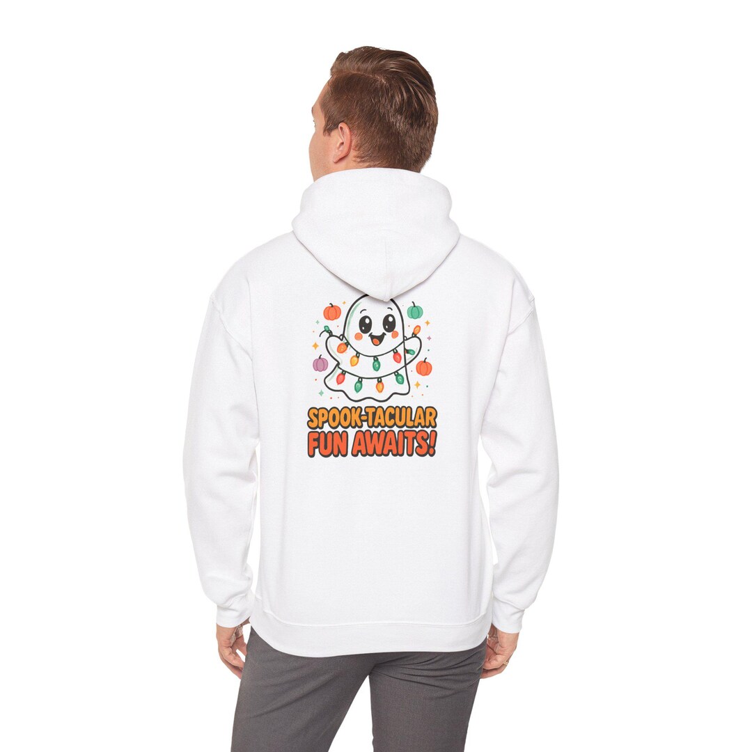 Spook-tacular Fun Ghost Hoodie - Halloween Party Outfit - Etsy