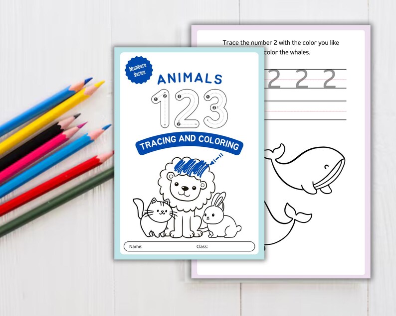 NUMBER TRACING and Coloring Workbook PDF | Preschool Math Practice ...