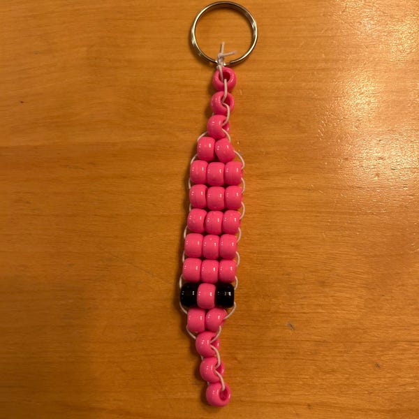 Pony Bead Keychain - Etsy