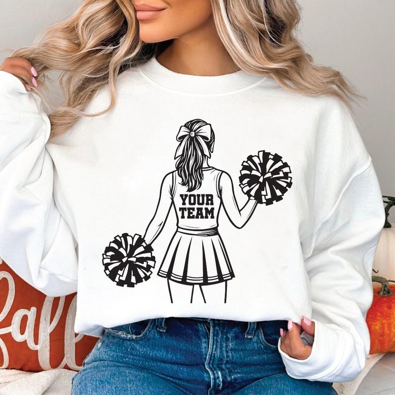 Cheerleader Svg, Cheerleader Name Svg, Cheer Dance Svg, Personalized ...