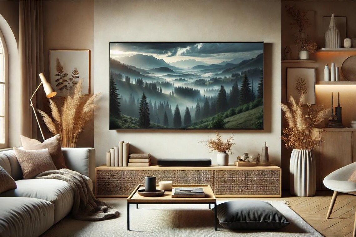 4K Misty Mountain Forest Wallpaper | Dark Green Nature Landscape ...
