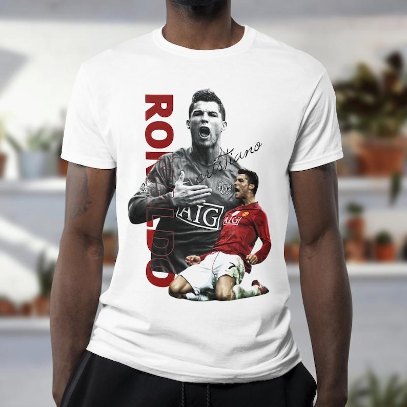 Cristiano Ronaldo Fußball Grafik: PNG Digital Download für T-Shirts ...