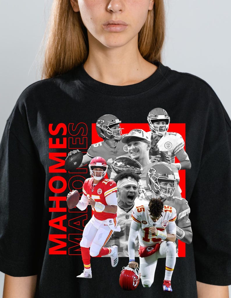 Mahomes Streetwear T-shirt Design: KC Football PNG (digital Download ...