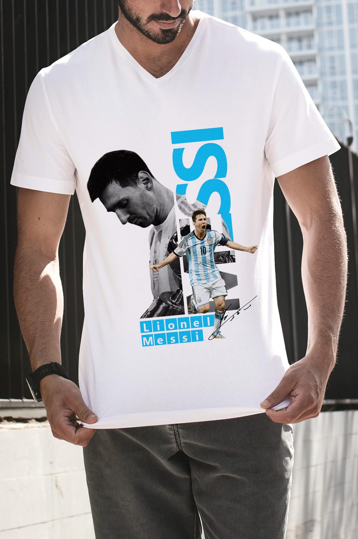Lionel Messi Soccer Graphic Tee Design: PNG Digital Download - Etsy