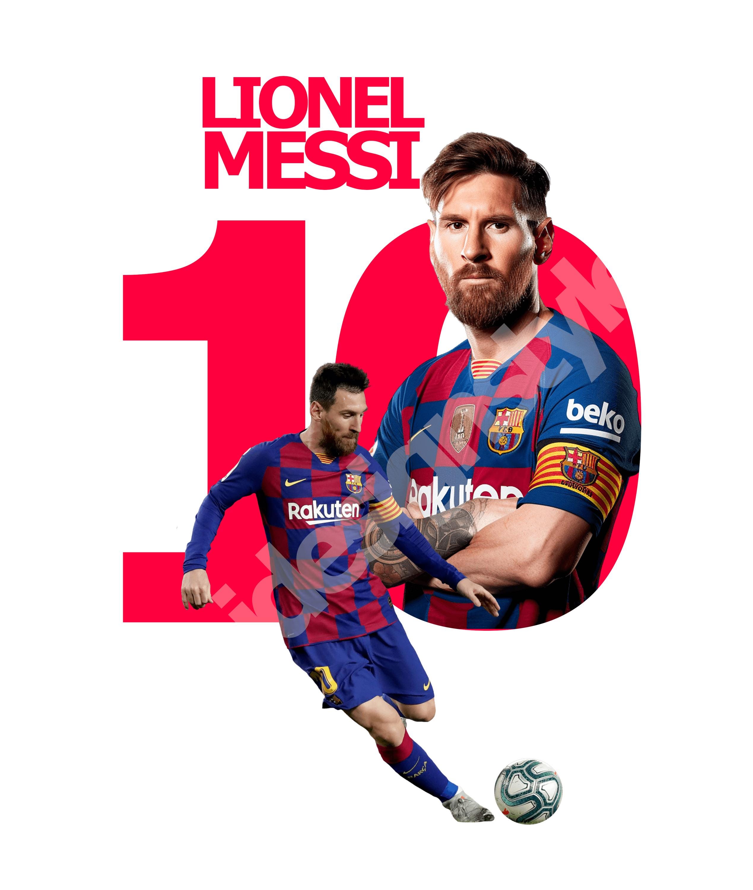 Lionel Messi Tshirt Design, Messi Soccer Graphic Tees, Soccer DTF ...