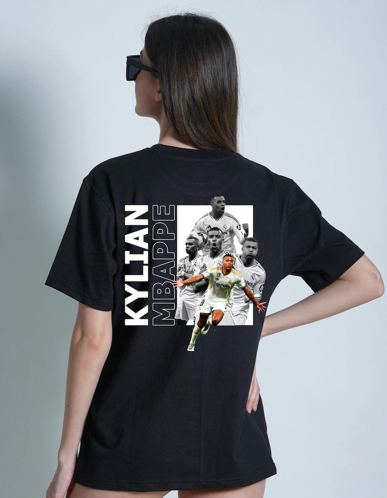 Mbappe Soccer Graphic: Streetwear T-shirt Design (PNG Digital Download ...