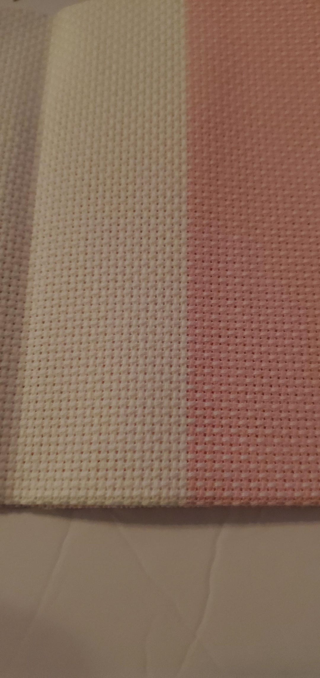 Charles Craft Hopscotch Bright Pink and White 14 Count Aida 15 by 15 ...