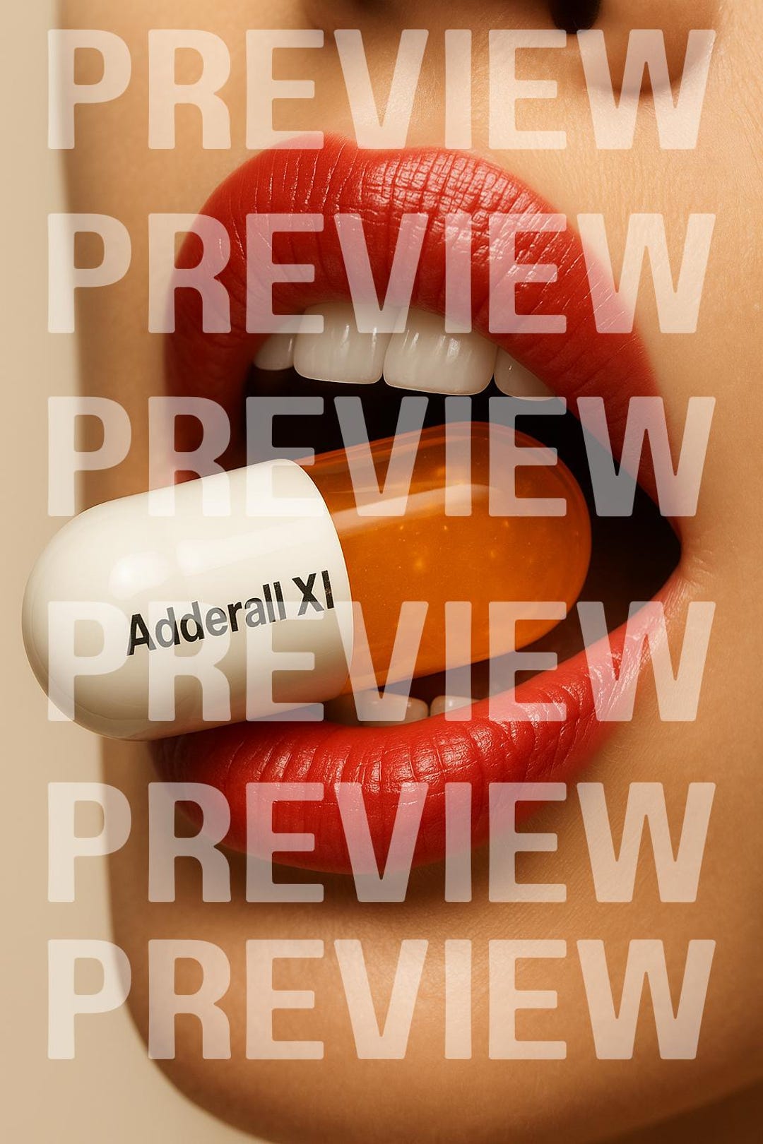 Pharmagirl Realism | High-resolution Digital Print – Glossy Red Lips ...