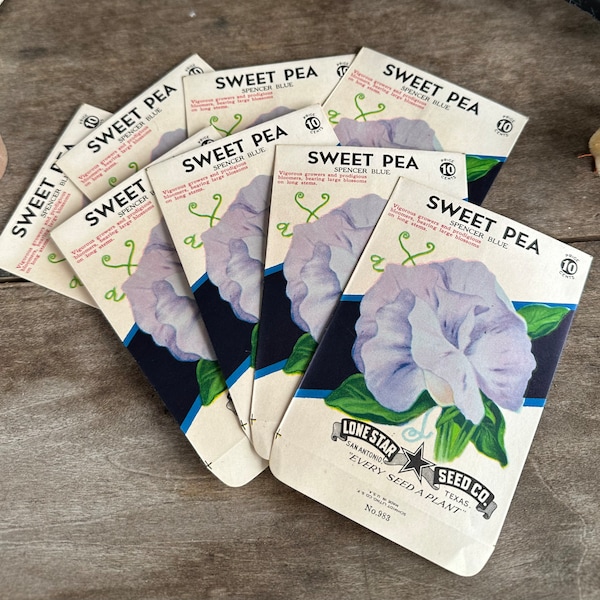 Old Seed Packets - Etsy
