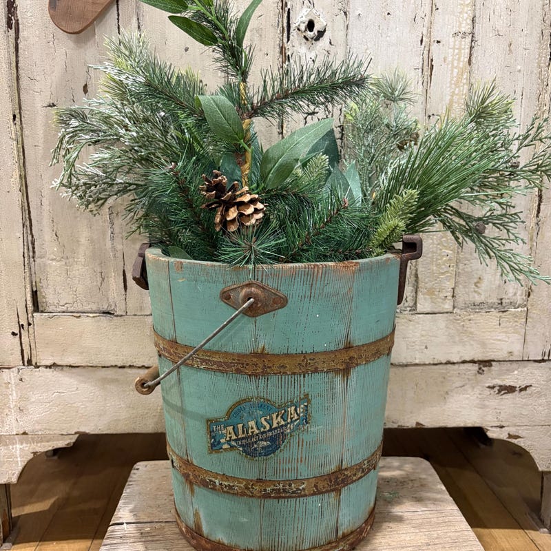 Turquoise Ice Bucket - Etsy