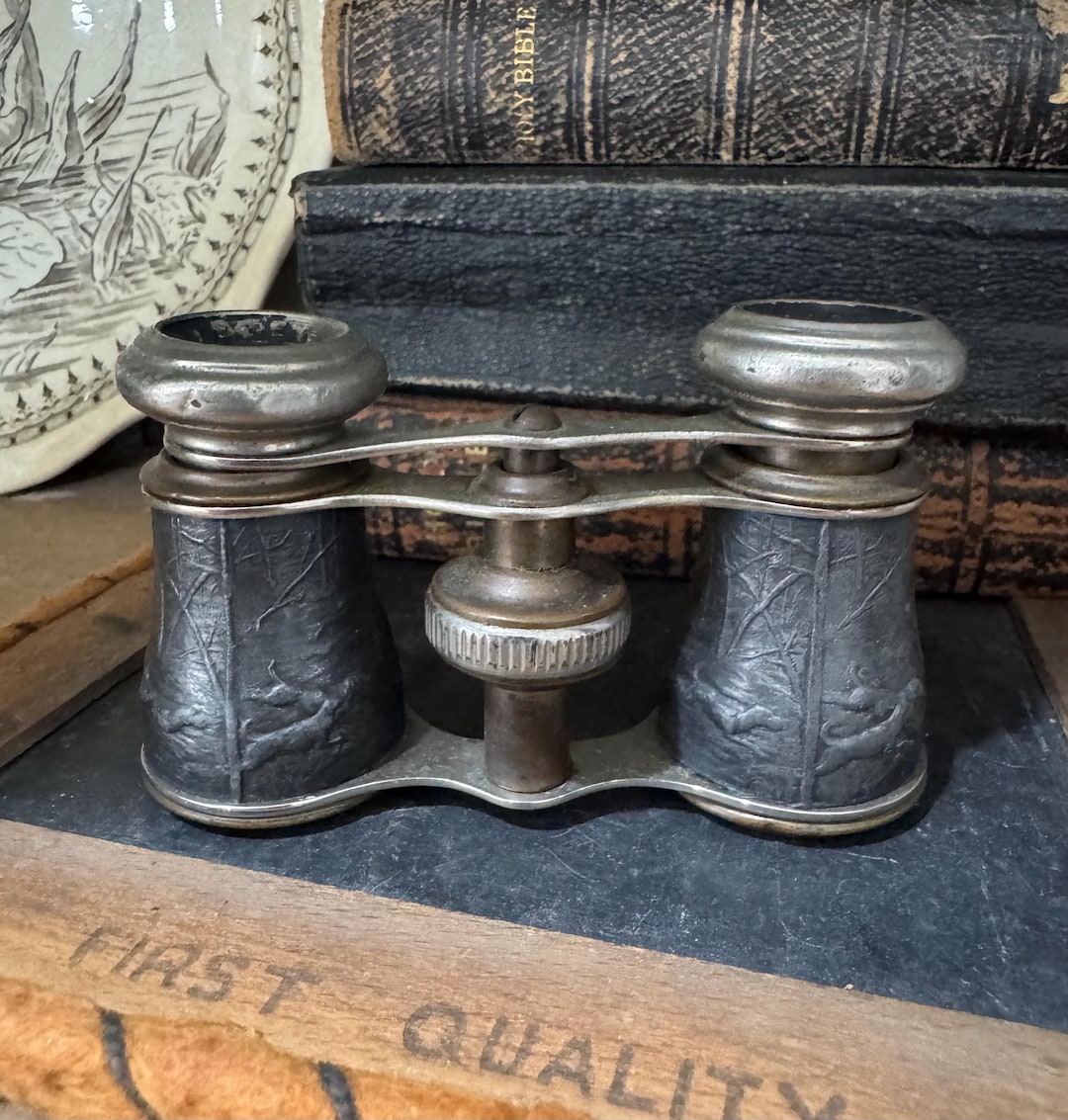 Vintage Chevalier Paris Theatre Opera Glasses / Small Binoculars With ...