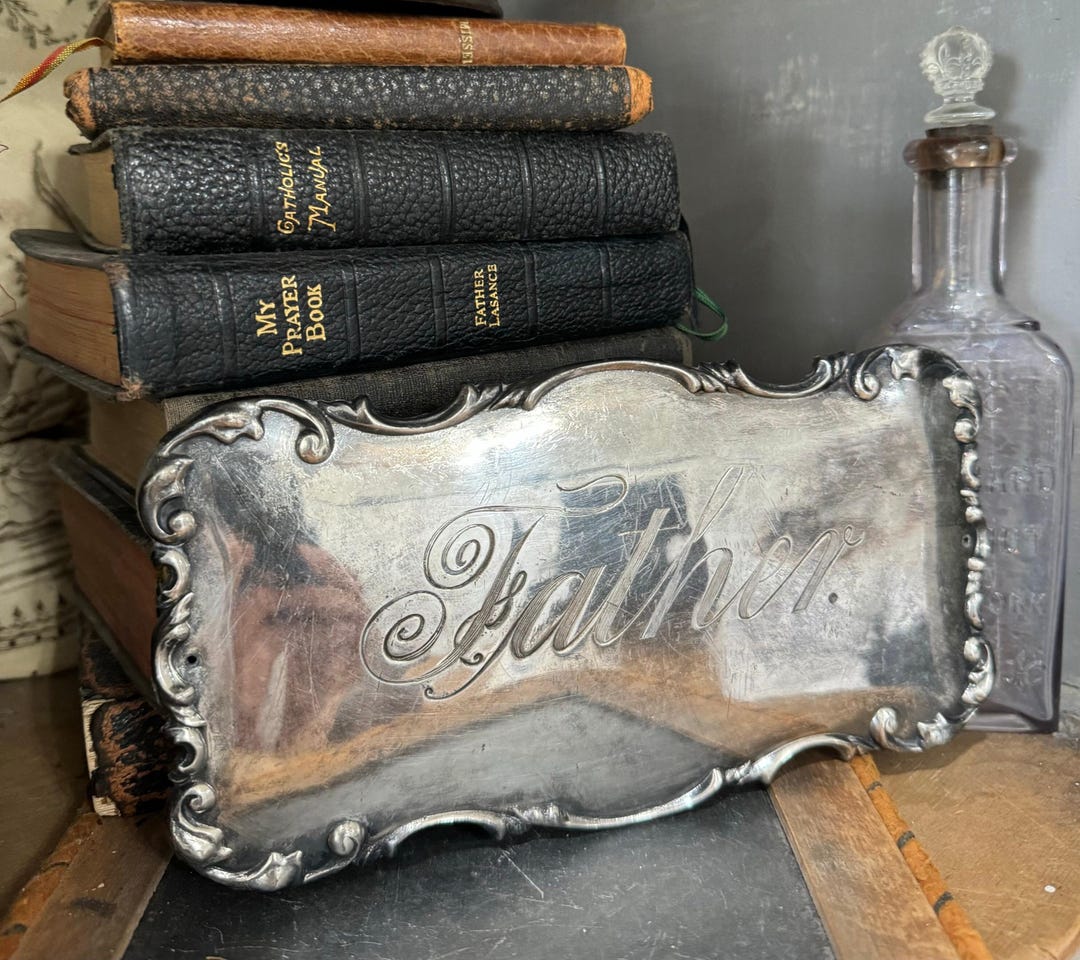 Vintage Metalcasket / Coffin Plaque / Casket Plate / Beautifully ...