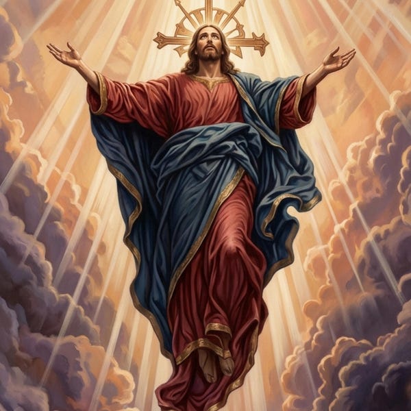 Jesus Ascension Artwork - Etsy