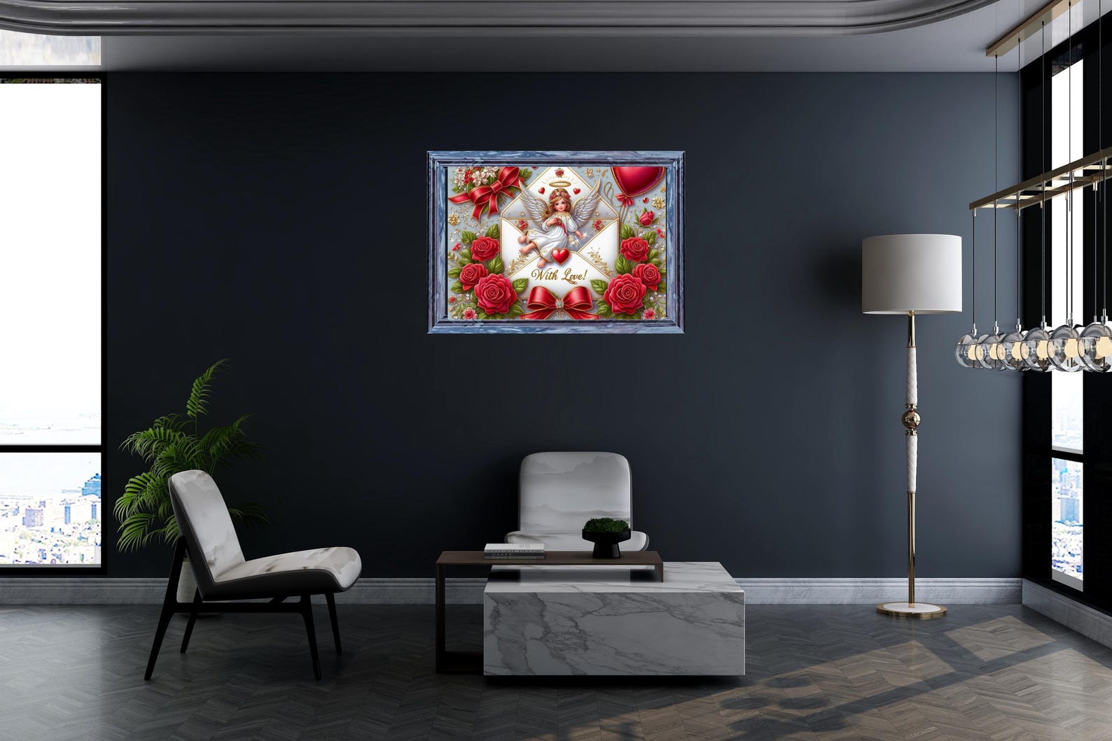 With Love Angel Art Print. ( Instant Digital Download ) - Etsy