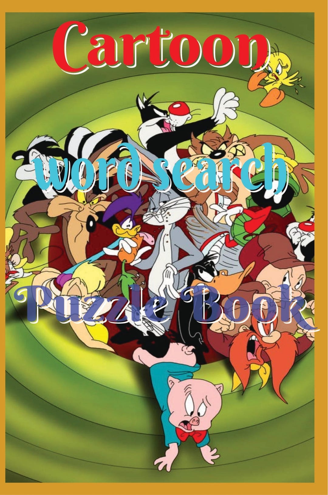 Cartoon Word Search for Kids, 55 Fun Puzzles With Answers. ( Instant ...