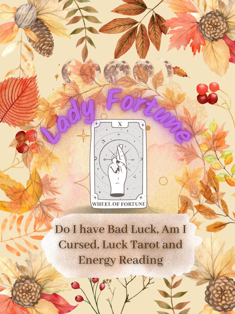 Do I Have Bad Luck Am I Cursed Tarot Card Reading Guidance - Etsy