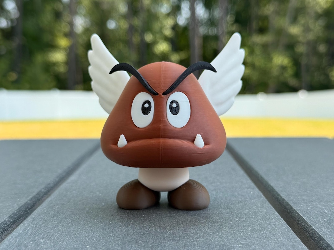 Super Mario Paragoomba - Desk Art, Gamer Decor, Retro Collectable ...