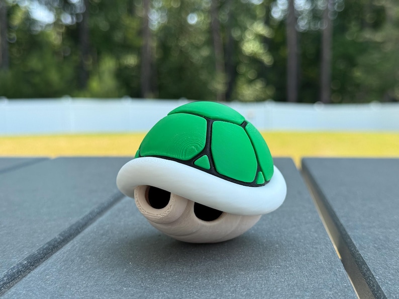 3D Printed Super Mario Shell (red, Green & Blue) - Etsy
