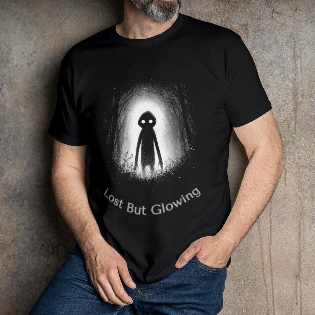 Lost but Glowing Shirt | Cute Spooky Forest Tee | Aesthetic Darkcore ...