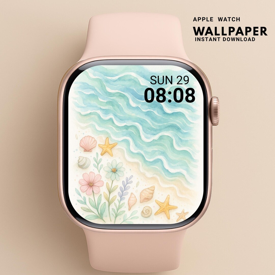 Under the Sea Apple Watch Wallpaper | Ocean Theme Aesthetic Watch Face ...