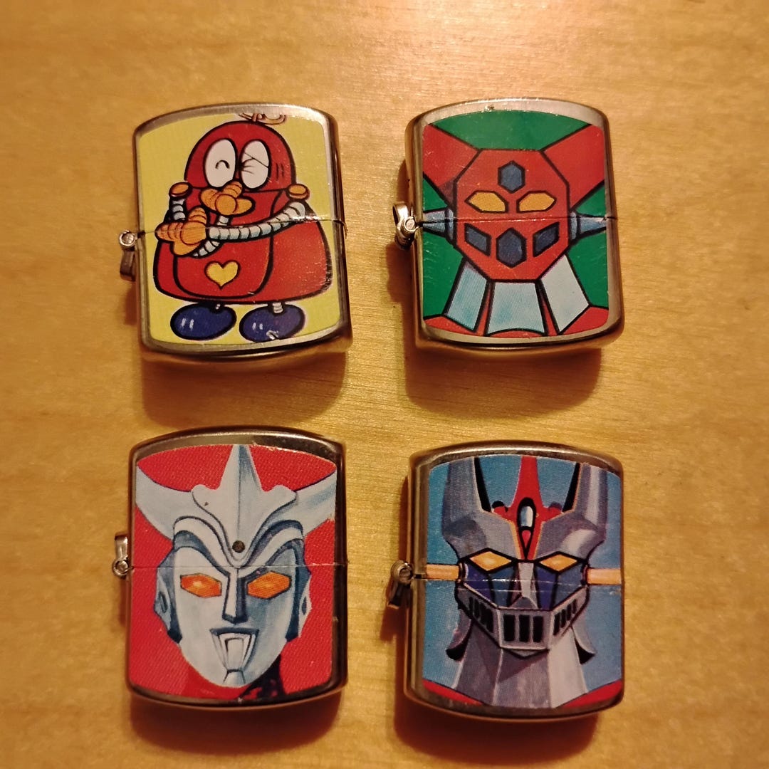 1970s Japanese Robot Mini Lighter Set – Shogun Warriors / Mazinger Z ...