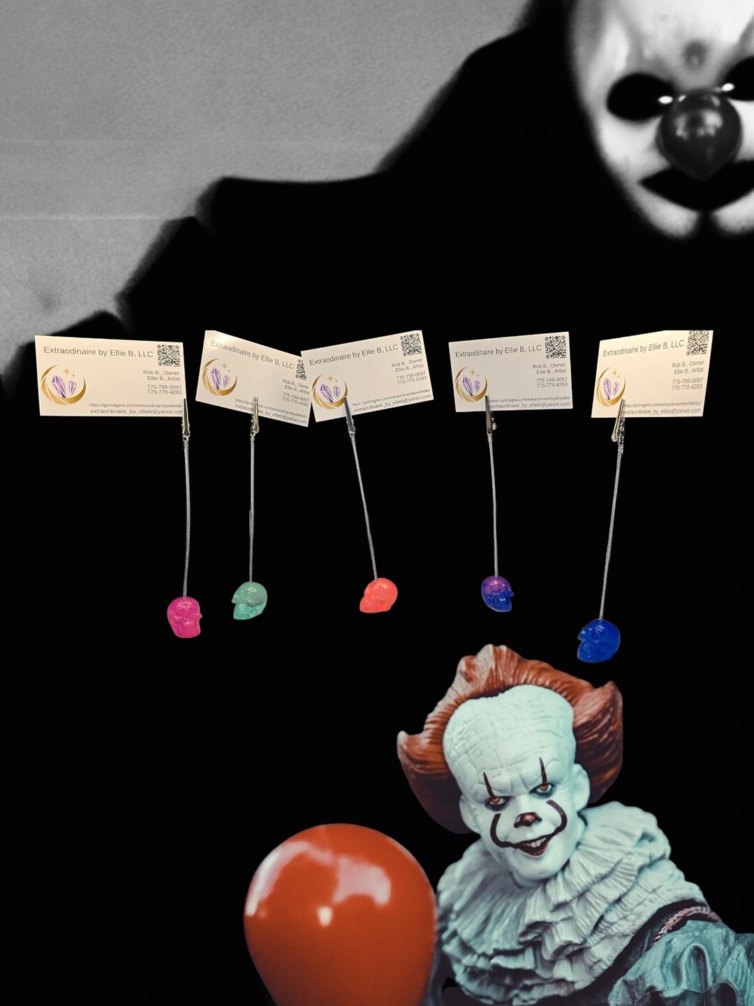Unique Little Skulls With Clip for Cards or Pictures - Etsy