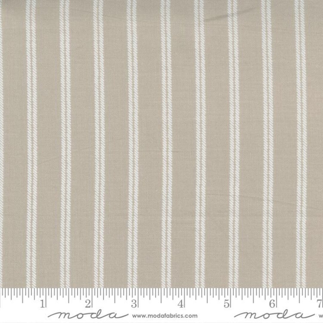 Flower Pot by Lella Boutique – Taupe Stripe - Moda Fabrics- SKU 5617 14 ...