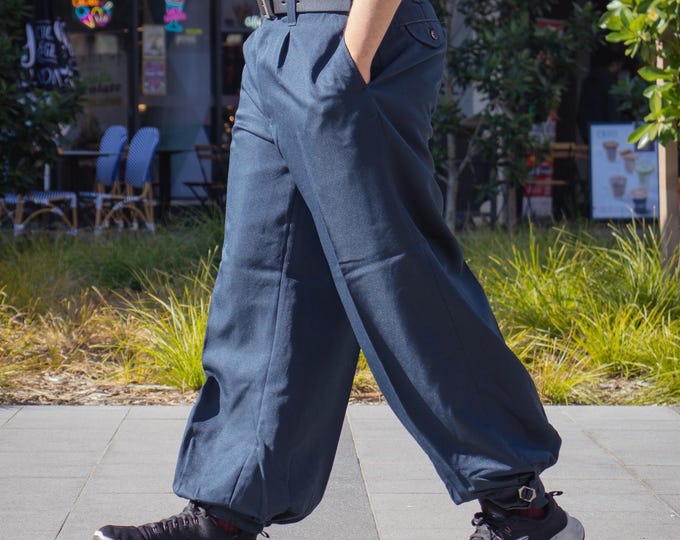 Tadaima Sanjo Navy Nikkapokka Pants, Nikka Pants, Tobi Pants, Tobi Shokunin, Japanese Workwear ...