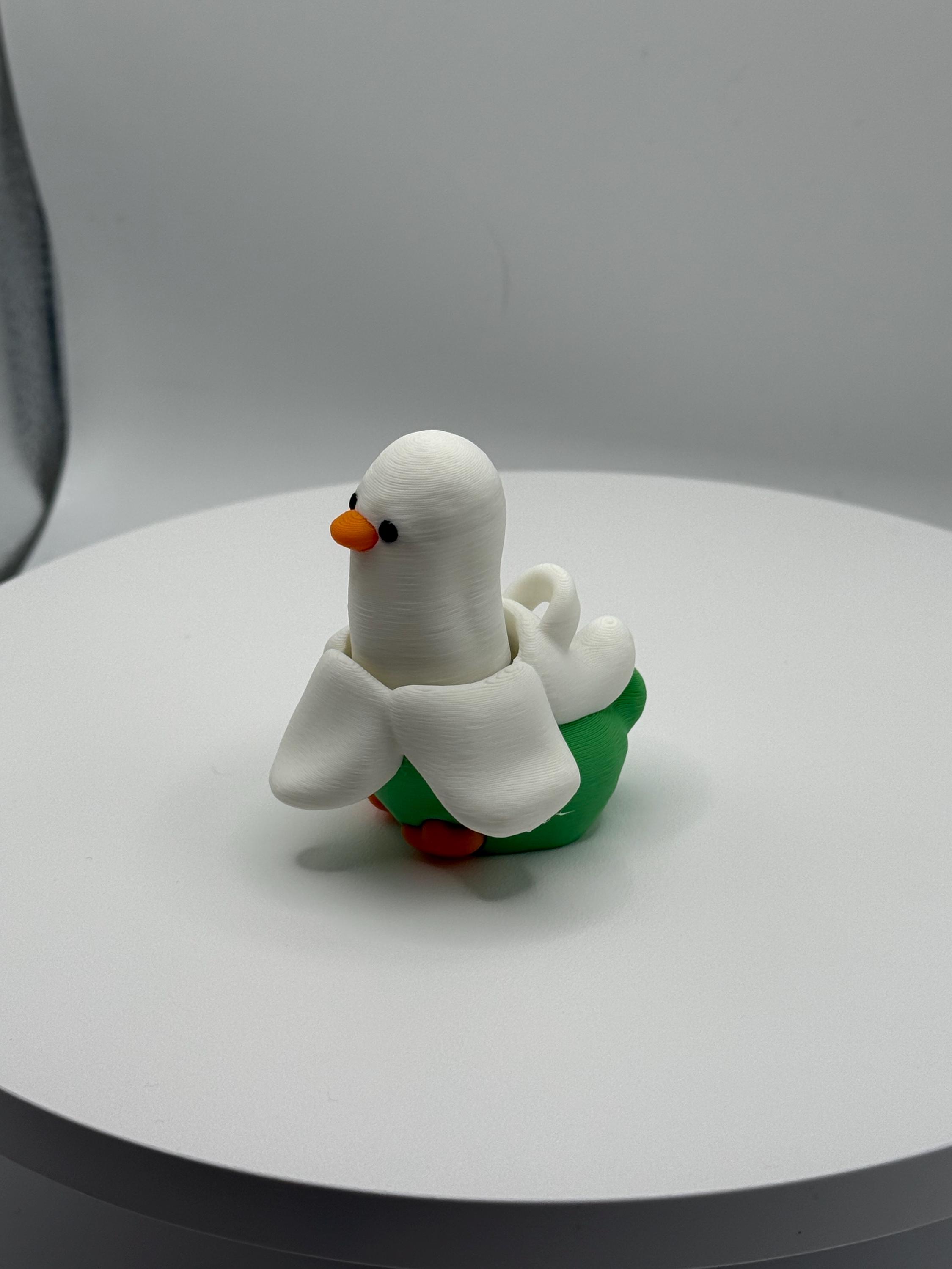 3D Printed Banana Duck Clicker Fidget - Etsy