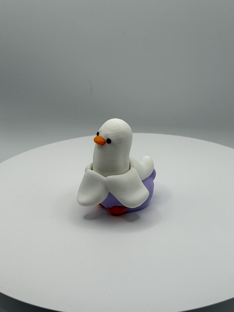 3D Printed Banana Duck Clicker Fidget - Etsy