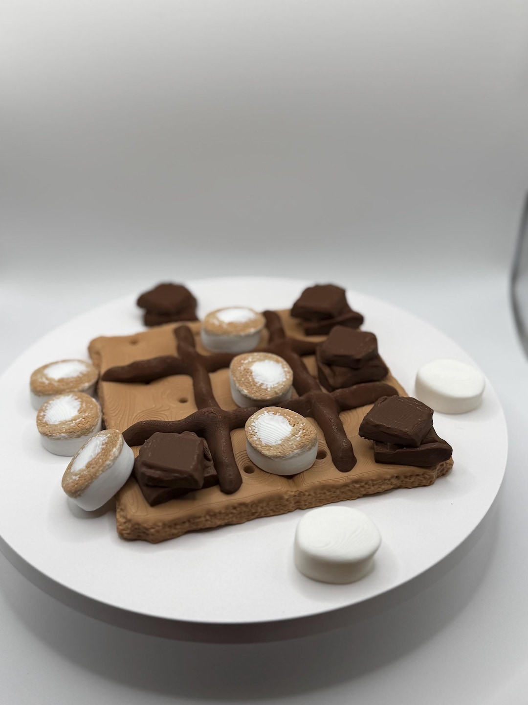 3D Printed S’mores Tic Tac Toe Board - Etsy
