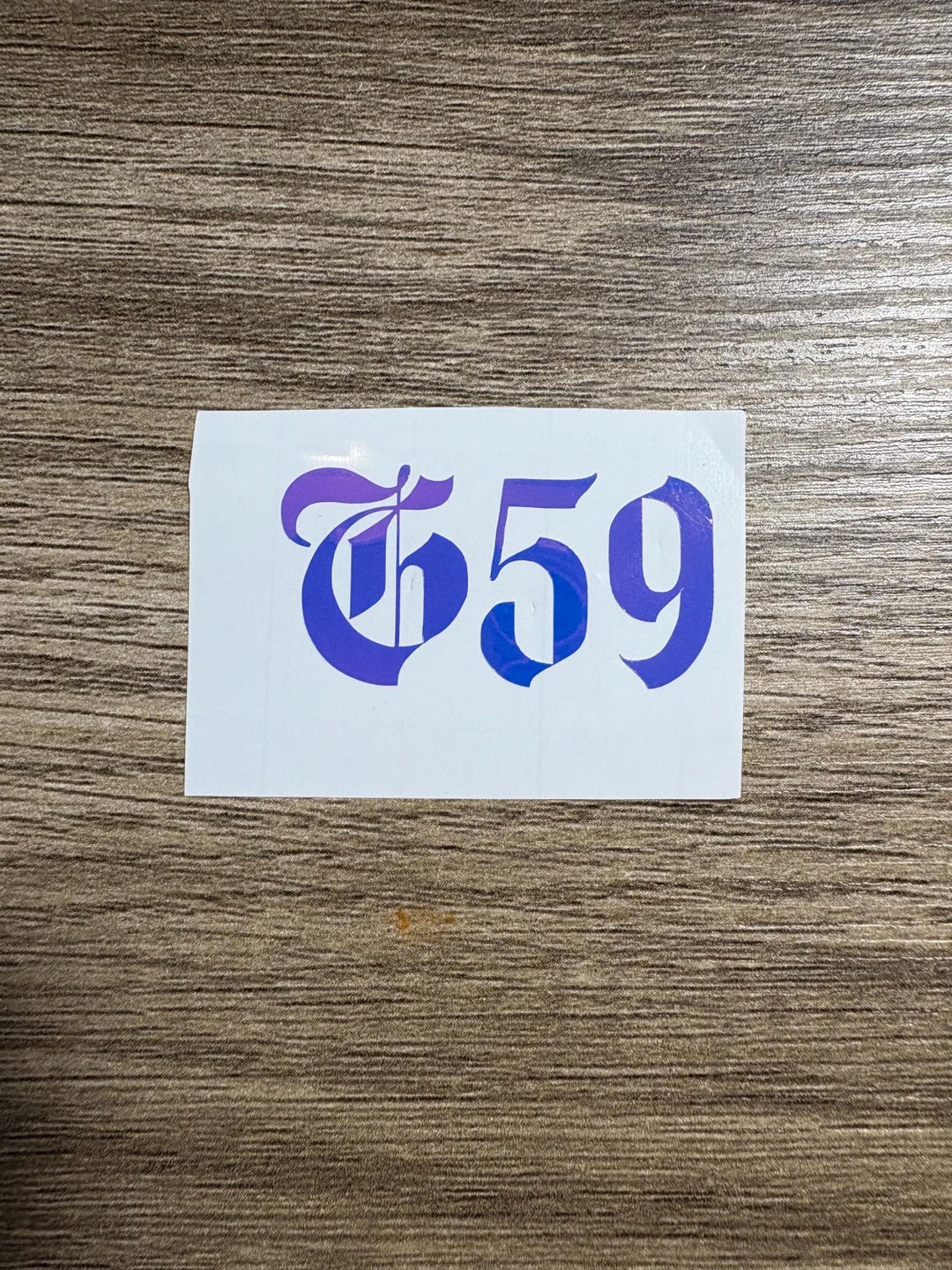 G59 Decal - Etsy