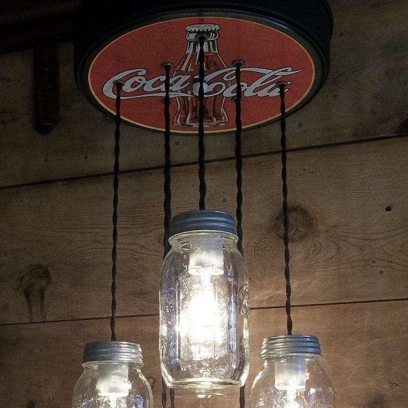 Coca Cola Chandelier - Etsy