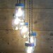 TEXAS Metal Star Light Mason Jar Light Fixture Rustic Farmhouse ...