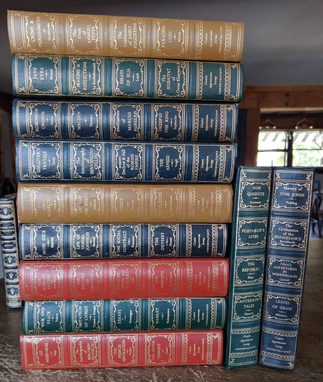 Vintage Book Collection Grolier's Classic Appreciation Society ...