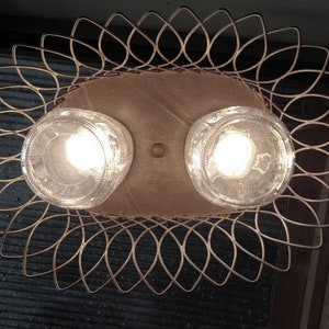 Basket Light Fixture Country Farmhouse Basket Chandelier Primitive ...