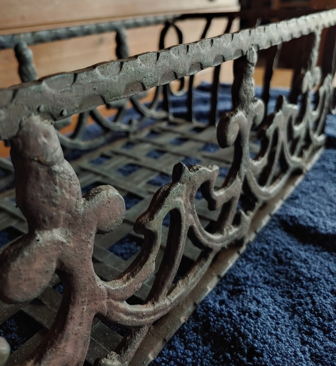 Antique Wrought Iron Window Flower Box/iron Box/flower - Etsy