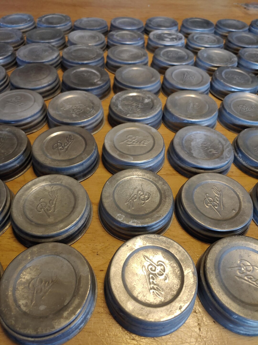 Vintage Ball Mason Jar Lids: Authentic Original Standard Mouth Size ...