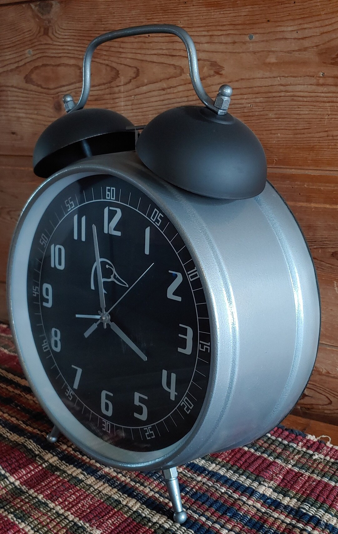 Ducks Unlimited BIG BEN Style Twin Bell Alarm Clock 12" Face 18.5"h Can ...
